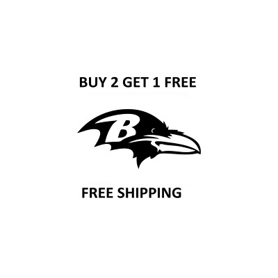 BALTIMORE RAVENS NFL Vinyl Die Cut Car Decal - FREE SHIPPING | eBay