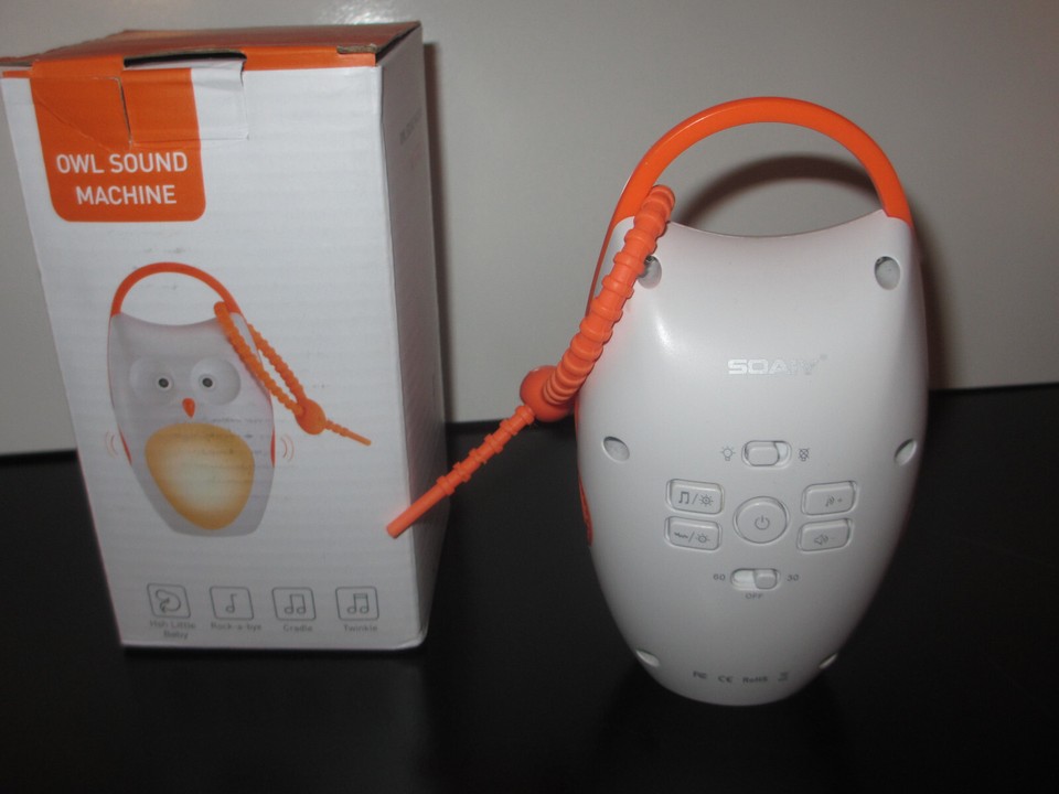 SOAIY A-SF02 Baby Sleep Owl Sound Machine Rechargeable Portable | eBay