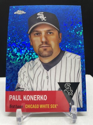 2022 Topps Chrome Platinum PAUL KONERKO White Sox Blue Mini Diamonds ...