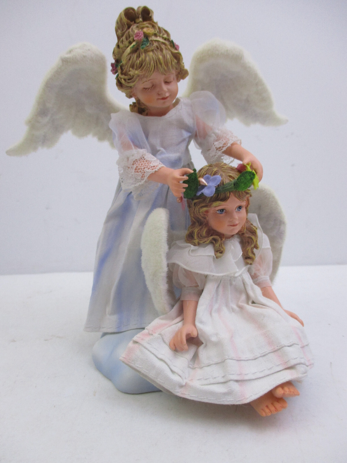 SANDRA KUCK BRADFORD EXCHAGE- "HEAVENLY BLOSSOMS" MUSICAL ANGEL (JHD3 ...