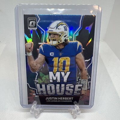 2022 Panini Donruss Optic My House Justin Herbert Los Angeles Chargers ...