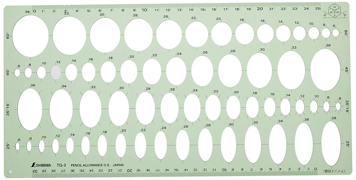 Horizontal Oval Outline