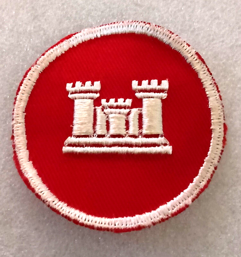 Vtg United States Army Corp of Engineers Castle Insignia Patch NOS New ...