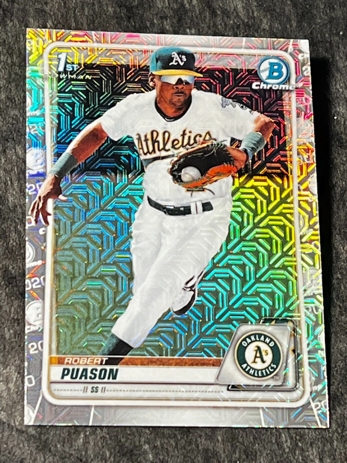 2020 Bowman Chrome 1st PROSPECT ROOKIE MOJO REFRACTOR Robert Puason | eBay