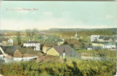 Manton MI A 1912 Bird's Eye View | eBay