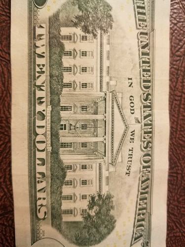 $20 "Star Note". Near Uncirculated 2009 Twenty Dollar Star Note FR Note ...