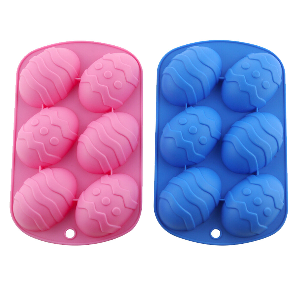 Easter Egg Shape Silicone Moulds Chocolate Mould Cake Dough Baking Ice ...