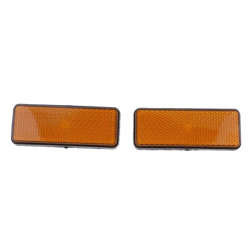 Rectangle Reflectors Marker Universal for Motorcycles ATV Dirt Bike ...