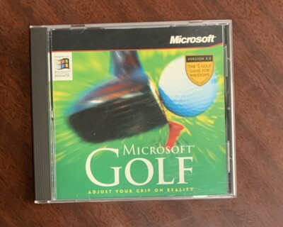 MICROSOFT GOLF 3.0 1996 +1Clk Windows 95 Disc With Key Code On The Back ...