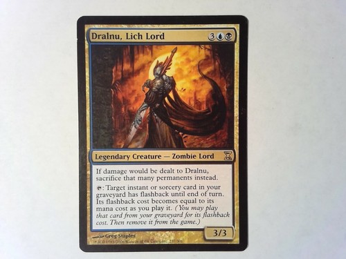 Dralnu, Lich Lord Time Spiral - Magic the Gathering mtg Multi | eBay