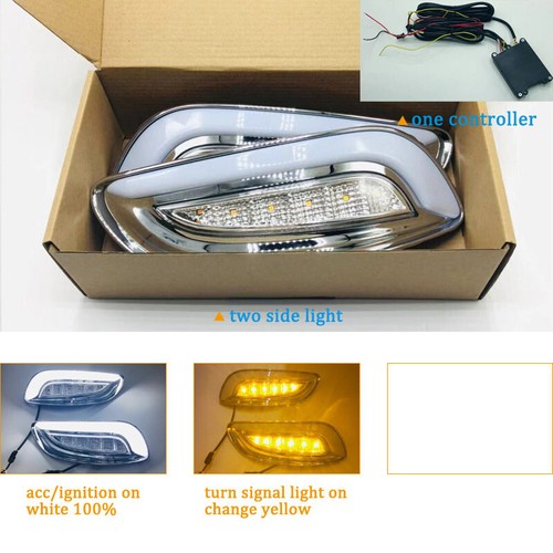 LED DRL Turn Signal Daytime Running Fog lights Lamp Fit For Lexus RX350 ...
