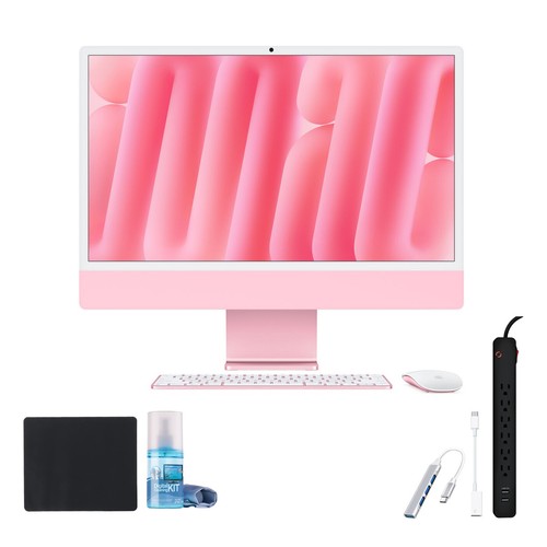 Apple iMac 24 M4 8C Cpu 8Cgpu 16Gb 256Gb SSD Pink + 1TB External ...