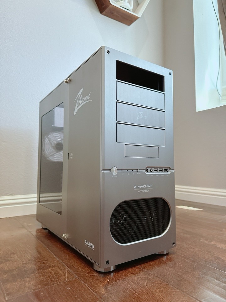 ZALMAN Z-MACHINE GT1000-T Titanium Aluminum ATX Mid Tower - ZMachine GT ...