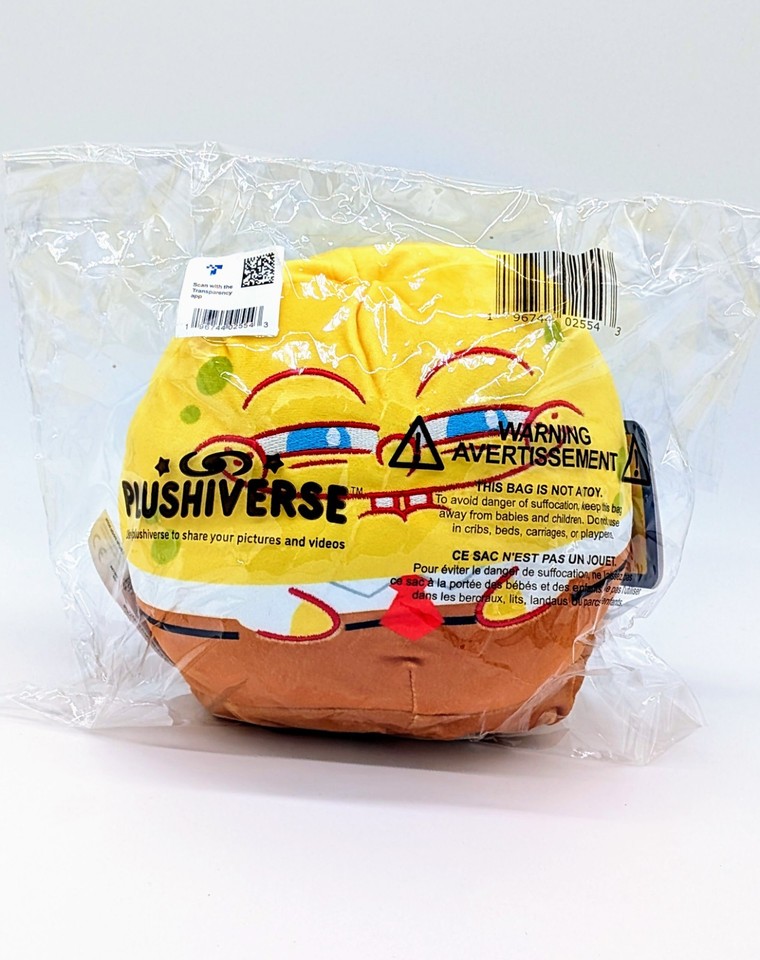 TeeTurtle Spongebob 🌊Squarepants Plushie 6" Reversible Spongebob ...