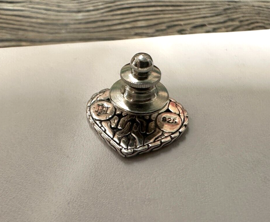 RARE VINTAGE JOHN HARDY STERLING SILVER HEART PIN, TIE TACK | eBay