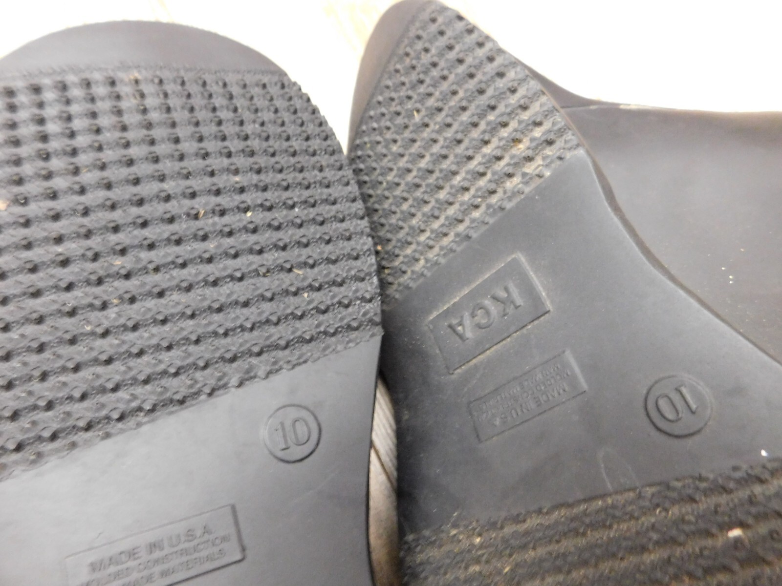 US MILITARY KCA BLACK MAN'S RUBBER OVER BOOTS SIZE 10 | eBay