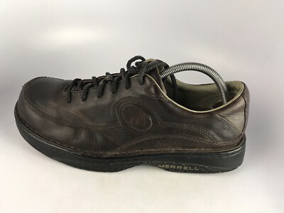 Merrell Men's World Council Leaf Brown Oiled Leather Oxfords Sz 9.5 US ...