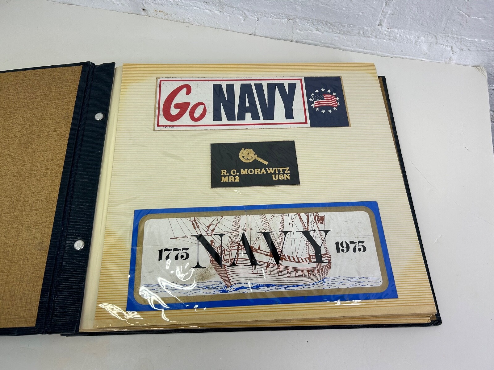 Vintage USS Vulcan AR-5 Named Sailors Scrapbook | eBay