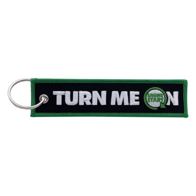 Turn Me On Keychain Key Tag for Motorcycles, Bikes, Cars, Bags & Gifts ...