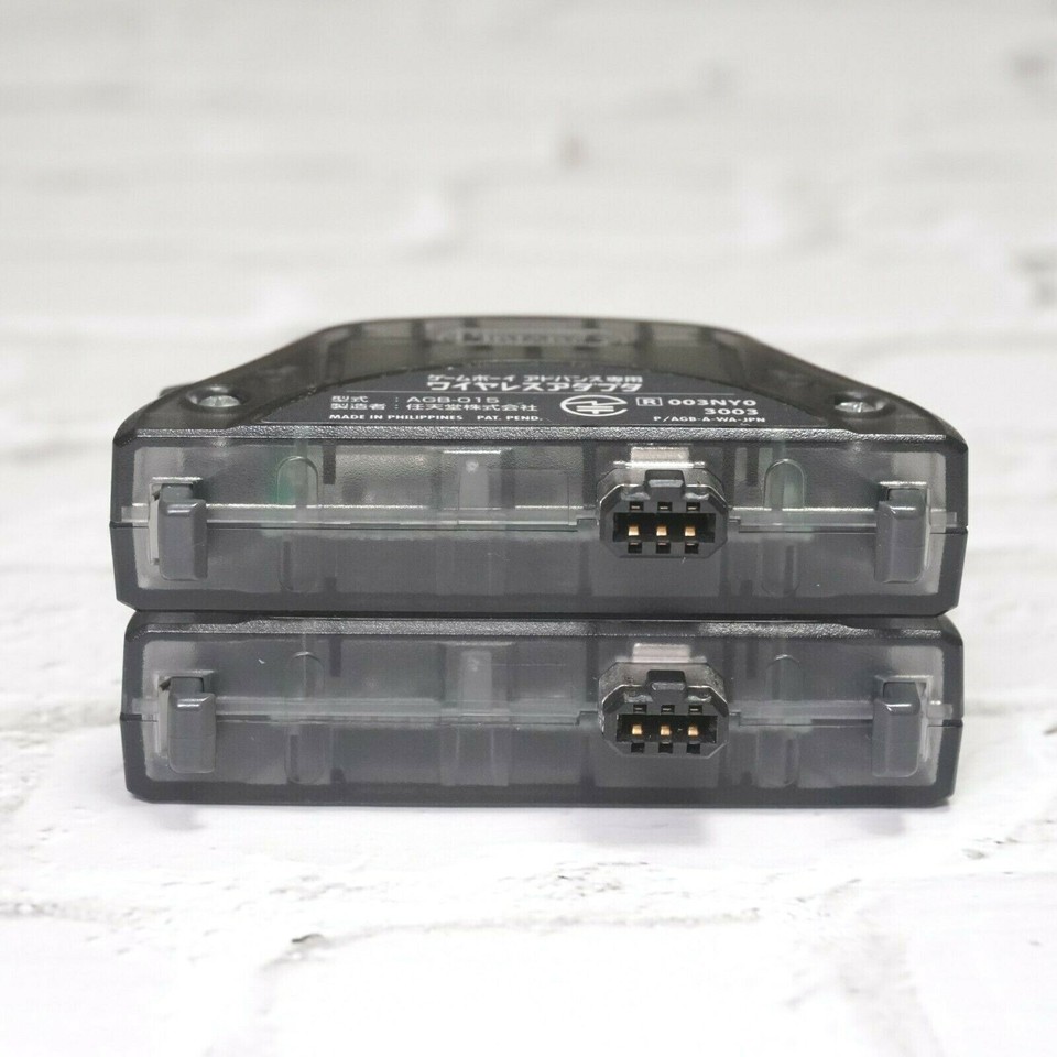 Nintendo GBA Game Boy Advance Wireless Adapter AGB-015 Pair set from ...