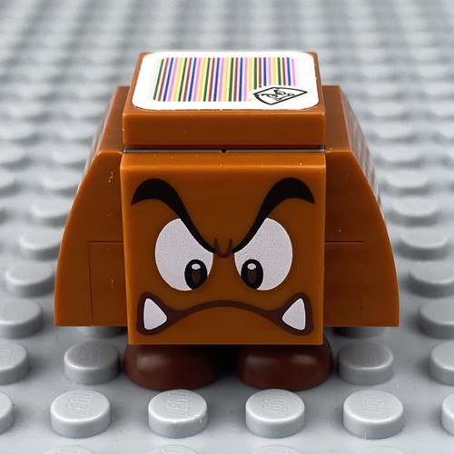 LEGO Super Mario GOOMBA Minifigure - Angry Looking Down mar0035 71377 ...