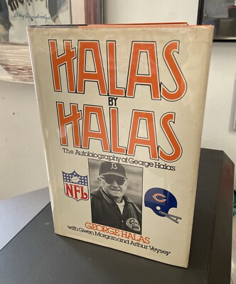 George Halas Signed Book "Halas by Halas" Auto with B&E Hologram | eBay