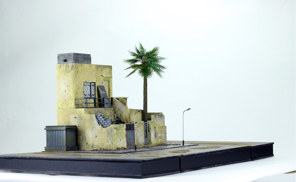 PreSale Pro-Built 1/35 Middle East Building Diorama Base | eBay