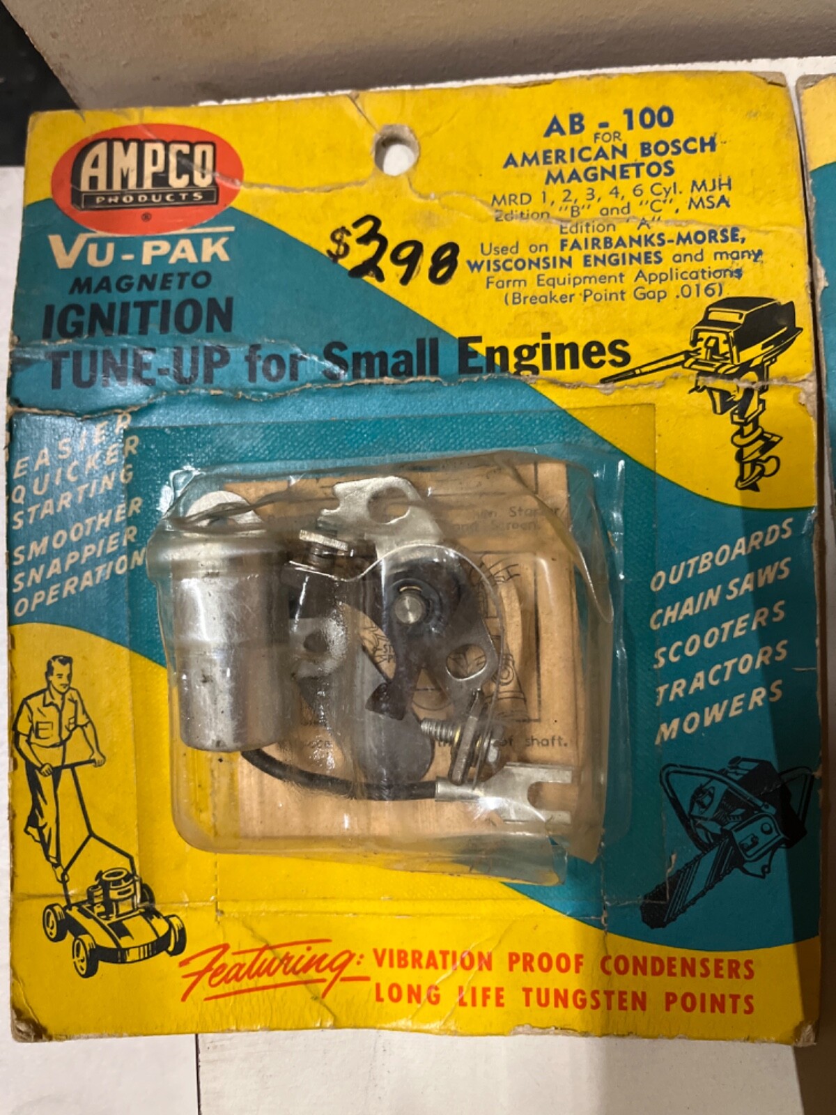 Vintage Ampco; lawn boy, McCullough, WICO, phelon, Bosch: magneto ...