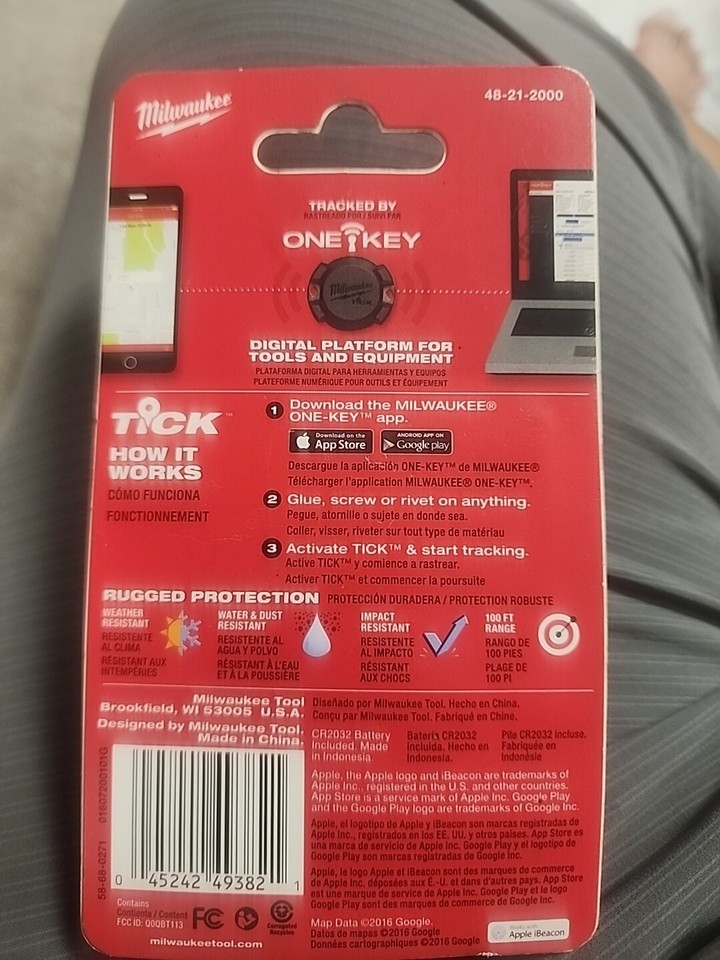 MILWAUKEE 48-21-2000 One Key TICK Tool & Equipment Tracker (New Sealed ...