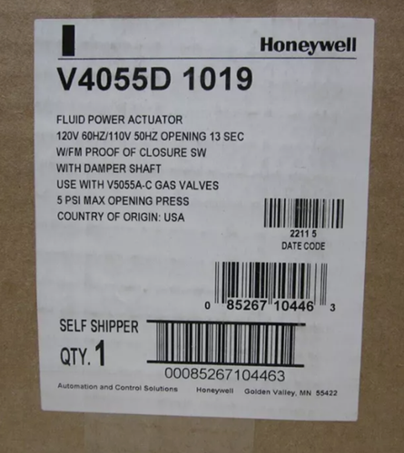 New In Box Honeywell V4055D 1019 V4055D1019 Fluid Power Actuator | eBay