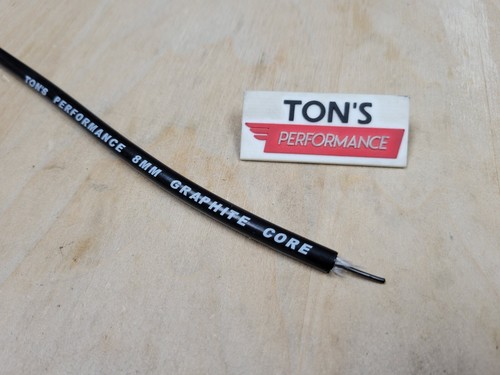 8mm Black Silicone Graphite Core Spark Plug Wire | Ton's Performance ...