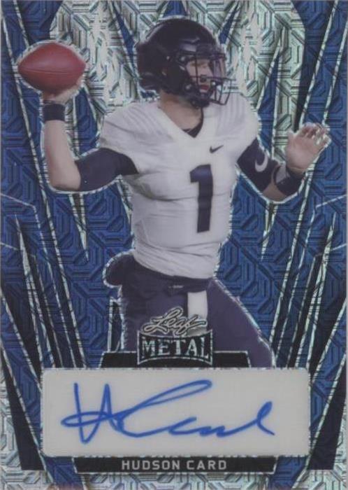 2024 Leaf Metal - Autographs Hudson Card #BA-HC1 Blue Mojo /8 (AU, RC ...
