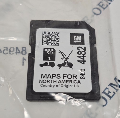 2021 GM GPS Map Navigation SD Card 84954482 OEM SEALED | GPS Software ...