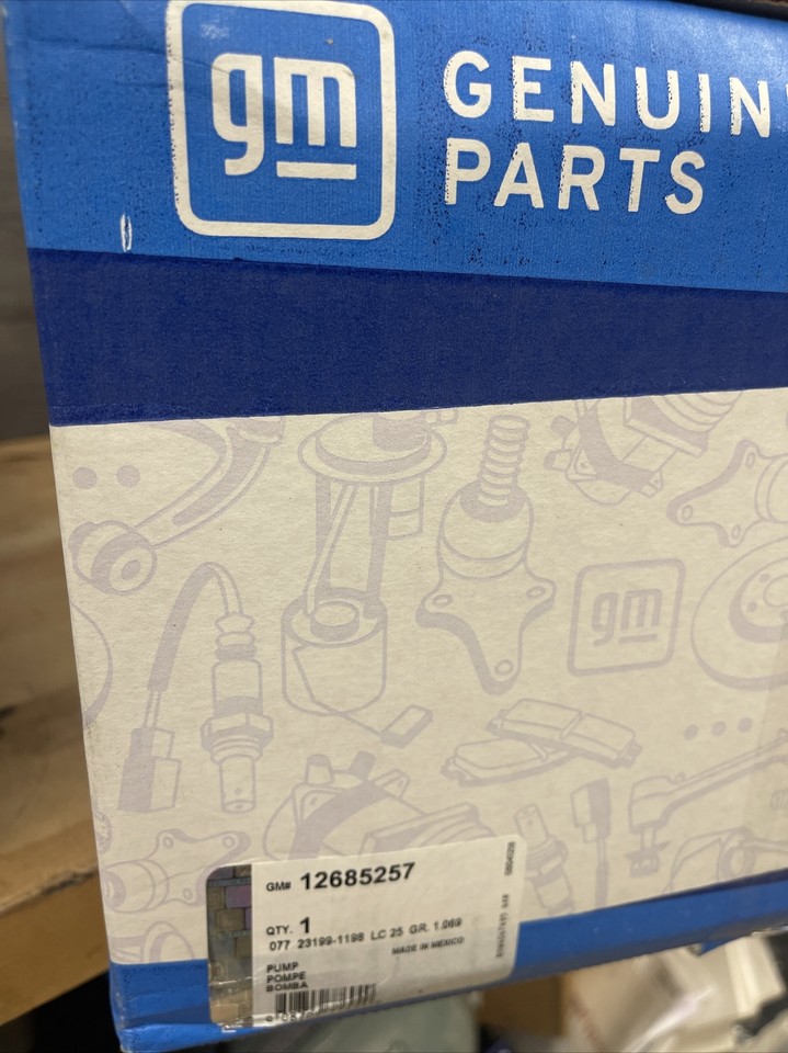 Genuine GM OEM-Engine Water Pump 12685257 Brand New | eBay
