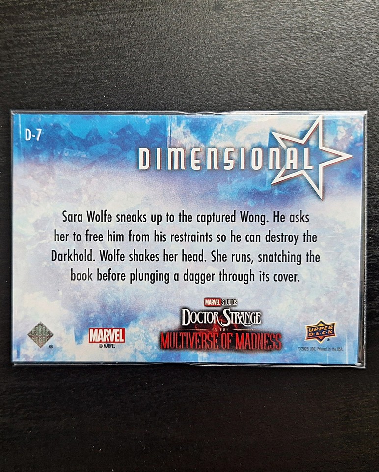 Upper Deck Doctor Strange in the Multiverse of Madness Dimensional Card ...