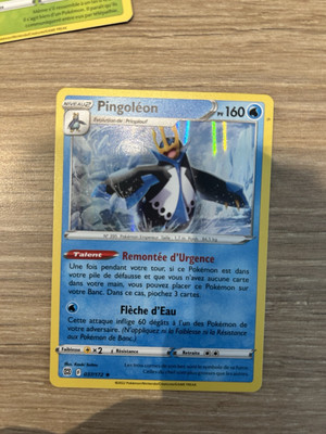 Carte Pokemon PINGOLEON 037/172 Holo Rare Epée et Bouclier 9 EB09 FR ...