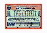 1991 Topps Micro #383 Pete Smith - BB | eBay