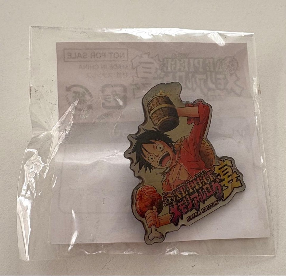 One Piece Luffy & Shirahoshi Pin Badge Set of 3 Limited Edition | eBay