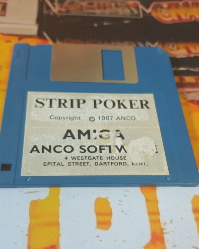 Strip Poker (Anco 1987) Commodore Amiga (Diskette) 500 1000 working | eBay