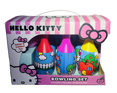 NWOT HELLO KITTY by Sanrio Indoor & Outdoor Bowling Set Age 2+ | eBay