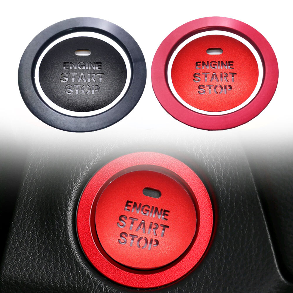 Car Start/Stop Engine Ignition Push Button Ring For Subaru For Lexus ...