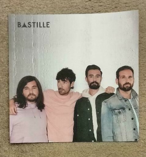 Bastille - Bastille US album artwork 12x12" promotional item FLAT not a ...