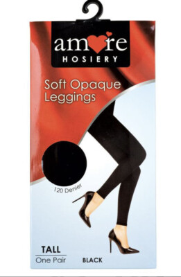 Amore Hosiery BLACK LEGGINGS | eBay Australia