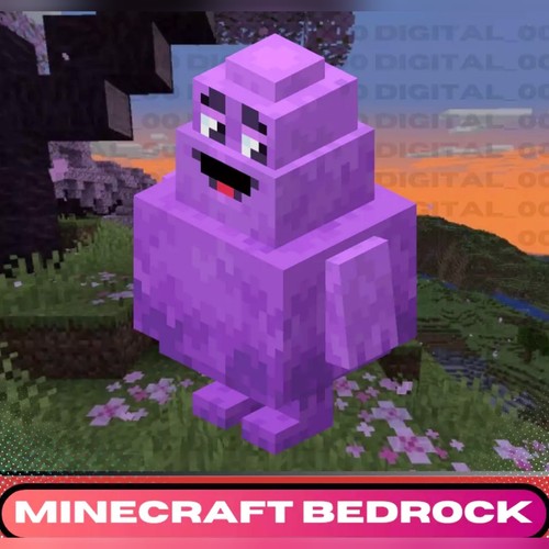 [CODE ONLY, FAST DELIVERY] GRIMACE EGG MCDONALD'S SKIN MINECRAFT ...