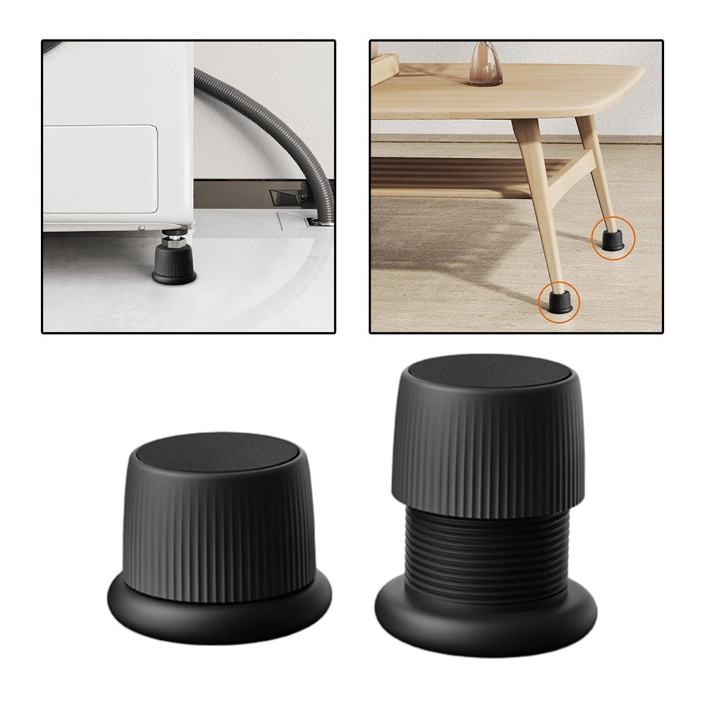 2Pc Furniture Risers HeavyDuty Bed Table Sofa Round Chair Riser Feet ...