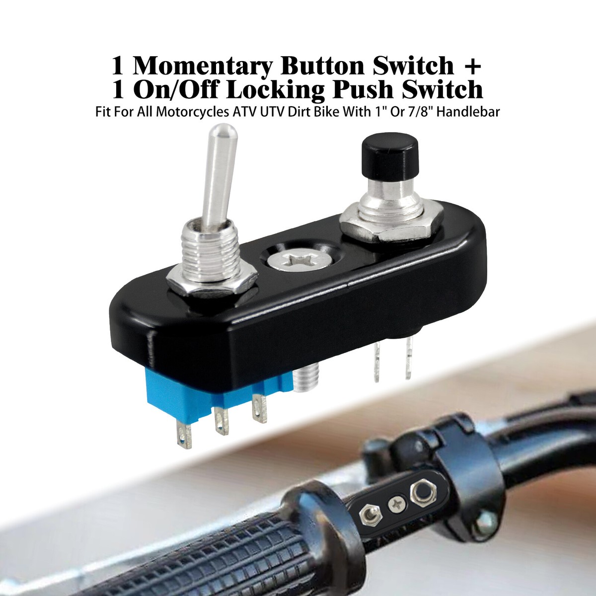 Slim Push On Off Switch