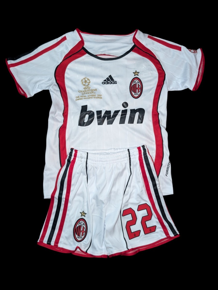Kaka Daughter Kaka Leite Milan White Kids Children Set Retro Jersey