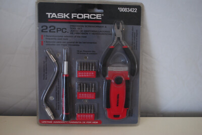 Task Force 22pc Precision screwdriver & tool set model # 61846 ...