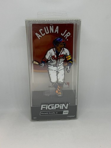 Ronald Acuna Jr Baseball Braves MLB S20 Figpin Pin NEW IN HAND SEALED ...