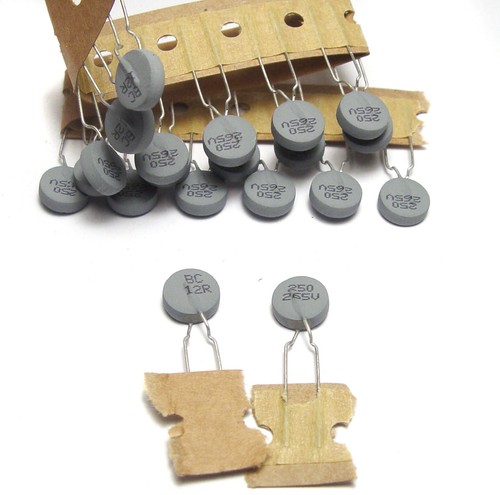 20x Vishay PTC / Thermistor / Überlast-Schutz-Widerstand, BC 12R, 250 ...